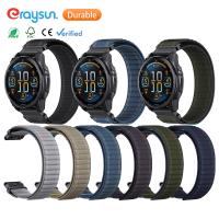 China Eraysun Nylon 25H ABS Buckle Magic Quick Fit Watch Strap for Garmin Fenix 8 22mm 26mm Watch Strap for sale