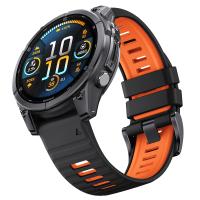 China Eraysun Double Color Silicone F6-26 HGK Quick Fit Watch Strap  for Garmin Fenix 8 22mm 26mm Smart Watch Strap for sale