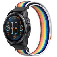 China Eraysun Nylon 26H Magic Buckle Quick Fit Watch Strap for Garmin Fenix 8 22mm 26mm Smart Watch Strap for sale