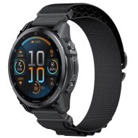 China High Mountain Nylon Abs Buckle Quick Fit Watch Strap for Garmin Fenix 8 22mm 26mm Fabric Smart Watch Strap for sale