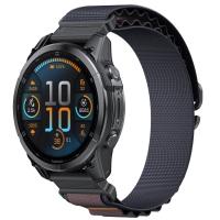 China High Mountain Nylon Abs Buckle Quick Fit Watch Strap for Garmin Fenix 8 22mm 26mm Fabric Smart Watch Strap for sale