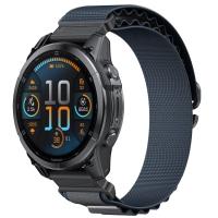 China High Mountain Nylon Abs Buckle Quick Fit Watch Strap for Garmin Fenix 8 22mm 26mm Fabric Smart Watch Strap for sale