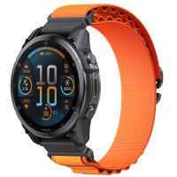 China High Mountain Nylon Abs Buckle Quick Fit Watch Strap for Garmin Fenix 8 22mm 26mm Fabric Smart Watch Strap for sale