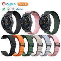 China High Mountain Nylon Abs Buckle Quick Fit Watch Strap for Garmin Fenix 8 22mm 26mm Fabric Smart Watch Strap for sale