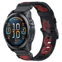 China Eraysun Nylon ABS Buckle Quick Fit Watch Strap for Garmin Fenix 8 22mm 26mm Smart Watch Strap for sale