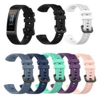 China Soft Silicone Watch Strap Replacement Wrist Watch Band for Huawei Honor Band 4 Pro Wristband Bands for sale