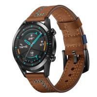 China Eraysun Smartwatch Smartband Replacement Leather Wrist Strap for Huawei Watch GT/GT2 Watch Band  22mm 20mm for sale