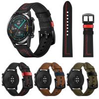 China Eraysun Smartwatch Smartband Replacement Leather Wrist Strap for Huawei Watch GT/GT2 Watch Band  22mm 20mm for sale