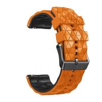 China Eraysun 22mm Silicone Band Strap for Huawei Watch GT3 Pro Replacement Bracelet Football Grain Sports Bands for sale