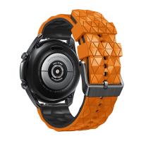 China Eraysun 22mm Silicone Band Strap for Huawei Watch GT3 Pro Replacement Bracelet Football Grain Sports Bands for sale