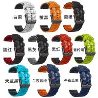 China Eraysun 22mm Silicone Band Strap for Huawei Watch GT3 Pro Replacement Bracelet Football Grain Sports Bands for sale