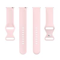 China Eraysun 20mm Silicone Watch Band Strap for Huawei Watch GT3 Pro 43mm GT2 42mm Replacement Strap Butterfly Buckle Wrist Strap for sale