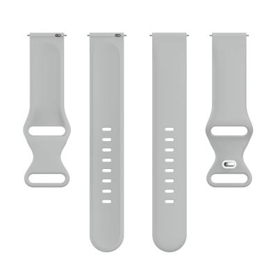 China Eraysun 20mm Silicone Watch Band Strap for Huawei Watch GT3 Pro 43mm GT2 42mm Replacement Strap Butterfly Buckle Wrist Strap for sale