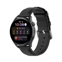China 20mm 22mm Leather Strap for Samsung Active 2 40mm/44mm Gear S3 46mm Huawei Watch GT2 Bracelet Galaxy Watch 4/Classic/3 46/42mm for sale