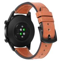 China Eraysun Universal Retro-Styled Leather Watchband Strap Bracelet 22mm Strap for Huawei Honor Magic Watch 2 Watch GT GT2 46mm for sale