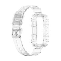 China Eraysun Sport Transparent Strap for Huawei Watch Band 6/7/6Pro Clear With Rugged Bumper Case for Honor Band 6 Accessories for sale
