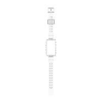 China Eraysun Sport Transparent Strap for Huawei Watch Band 6/7/6Pro Clear With Rugged Bumper Case for Honor Band 6 Accessories for sale