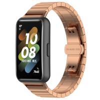 China Eraysun Top Quality New Design Watch Strap One Bead Stainless Steel Watch Strap for Huawei Band 7 for sale