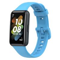 China Limited Edition Custom Adjustable Breathable Silicone Smartwatch Strap for Huawei Band 7 Silicone Sport Watch Bands for sale