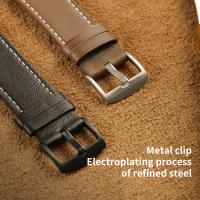 China Leather Watch Straps Business High Quality Men's Watchband for Huawei Watch GT Cyber Replacement Bands for sale