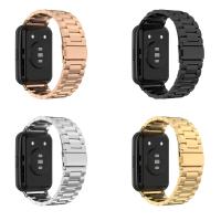 China Eraysun Three Beads Stainless Steel Bands for Huawei Watch Fit 2 Solid High-quality Charm Watch Bands for sale