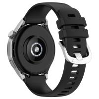China Eraysun Colorful Liquid Silicone Strap Steel Buckle Soft Rubber Waterproof Fashion Smart Watch Band for Huawei GT 4 18mm 22mm for sale