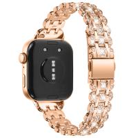 China Eraysun Light Luxury Stainless Steel Fancy Belt Drill Watch Band for Huawei Fit 3 Watch Accessories for sale