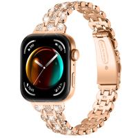 China Eraysun Light Luxury Stainless Steel Fancy Belt Drill Watch Band for Huawei Fit 3 Watch Accessories for sale