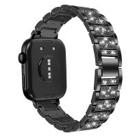 China Luxury 20mm Stainless Steel Breathable Diamond-encrusted Accessories for Huawei Fit 3 Smart Watch Bands for sale