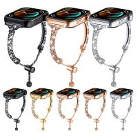 China Eraysun Stainless Steel Diamond Full Diamond Half Bracelet Watch Band for Huawei Fit 3 Watch Accessories for sale