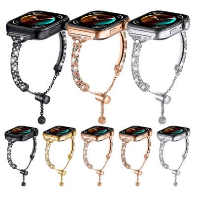 China Eraysun Stainless Steel Diamond Full Diamond Half Bracelet Watch Band for Huawei Fit 3 Watch Accessories for sale