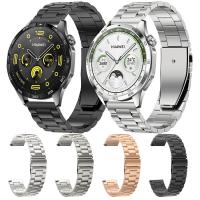 China Eraysun Hot Selling Stainless Steel Strap Fashion Luxurious Smart Watch Accessories for Huawei GT4 Band 18mm for sale