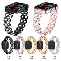 China Eraysun Gourd Type Metal Alloy Diamonds Watch Band for Huawei Watch Fit 3 for sale