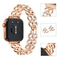 China Eraysun Gourd Type Metal Alloy Diamonds Watch Band for Huawei Watch Fit 3 for sale