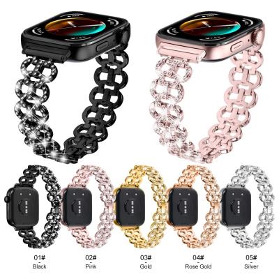 China Eraysun Gourd Type Metal Alloy Diamonds Watch Band for Huawei Watch Fit 3 for sale