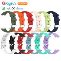 China Silicone Watch Strap for Huawei Band 9/ 9NFC/8/8NFC Watch Wristband Breathable Soft Sport Wrist Smart Watch Bands for sale