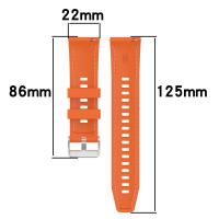 China Eraysun Watch Bands 22mm for Redmi 5 Active/ APEX 2Pro / PACE 3 / VE Stitching Silicone Universal Sport Strap for sale
