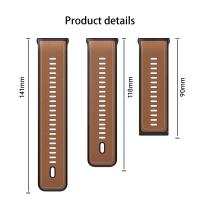 China Leather Silicone Watch Strap for Huawei Band D2 Watch Wristband Breathable Adjustable Sport Smart Watch Band Bracelet for sale