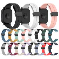 China Eraysun Magnetic Folding Buckle Silicone Watch Band for Huawei Watch GT5/4/3 Pro Replacement Straps for Redmi Watch5 Active/Lite for sale
