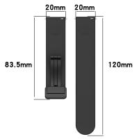 China Eraysun Magnetic Folding Buckle Silicone Watch Band for Huawei Watch GT5/4/3 Pro Replacement Straps for Redmi Watch5 Active/Lite for sale