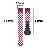 China Eraysun Rubber Strap for Huawei Watch GT5 41MM GT5 Pro 42MM Folding Buckle Silicone Strap 18MM Classic Silicone Watchband for sale