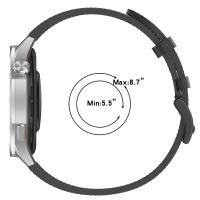 China 22mm Watch Strap for Huawei GT5/GT5 Pro 46mm Replaceable Breathable Adjustable Quick Release 22mm Leather Watch Bands for sale