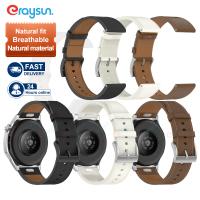 China 22mm Watch Strap for Huawei GT5/GT5 Pro 46mm Replaceable Breathable Adjustable Quick Release 22mm Leather Watch Bands for sale