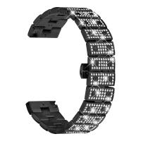 China Eraysun Luxury 22mm Breathable Stainless Steel Women's Metal Strap Watch Band for & Honor Smartwatches for sale