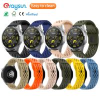 China Eraysun Rubber Breathable Elastic Watch Bands 22mm/20mm for for Watch 6/5/4 for /GT2 Pro Custom Classic Sport for sale