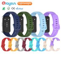 China Eraysun Soft Silicone Strap for Huawei Band 10/9/8 NFC Watch Bracelet Replacement Sport Adjustable Accessories Luxury Watch Band for sale