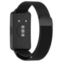 China Eraysun Metal Strap for Huawei Band 8/9/10 NFC Smartwatch Magnetic Wristband Mlianese Loop Belt Bracelet Stainless Steel Strap for sale