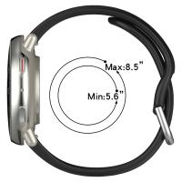 China Eraysun Sport Silicone Strap for Amazfit Active 2 Smartwatch Replacement Adjustable Waterproof 20mm Watch Band for sale