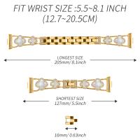 China Eraysun Women Diamond Strap for Huawei Watch Fit3 Metal Wrist Band Stainless Steel Replacement Jewelry Clover Watch Band for sale