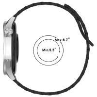 China Eraysun Sport Wristband Strap for Huawei Watch GT5/Pro 46mm for Redmi Watch5 Active 22mm Two-color Magnetic Silicone Watch Band for sale